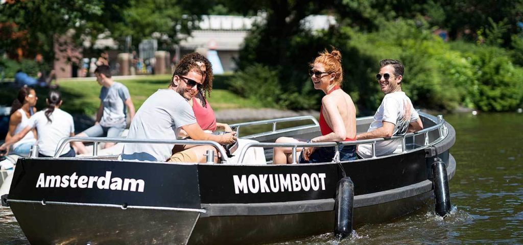 Luxe sushi boot - Mokumboot - Boot huren Amsterdam